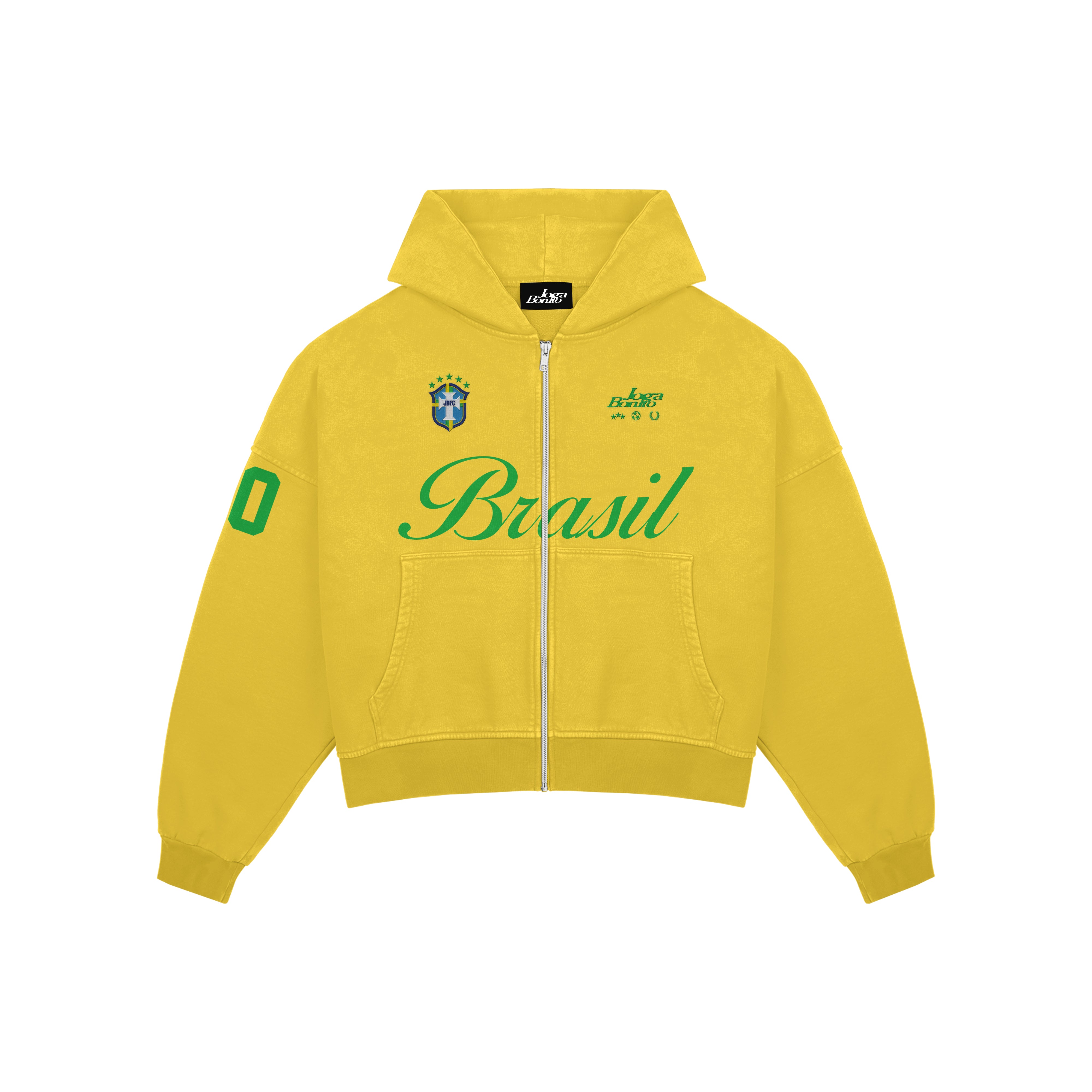 Brazil Zip Hoodie – Joga Bonito